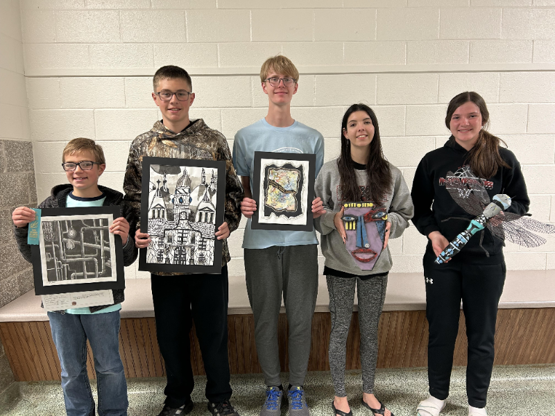 Hoxie Community Schools USD 412 - Hoxie Students' Art Work Displayed in ...